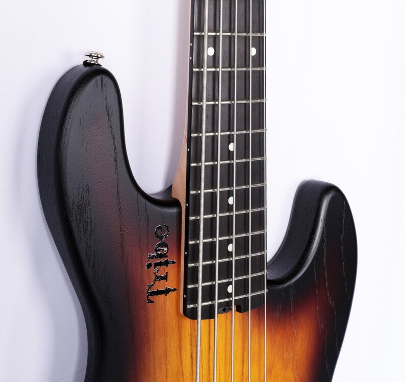 Electric Bass Bass Guitar Tribe Headless 5 Custom Shop 5-string ...