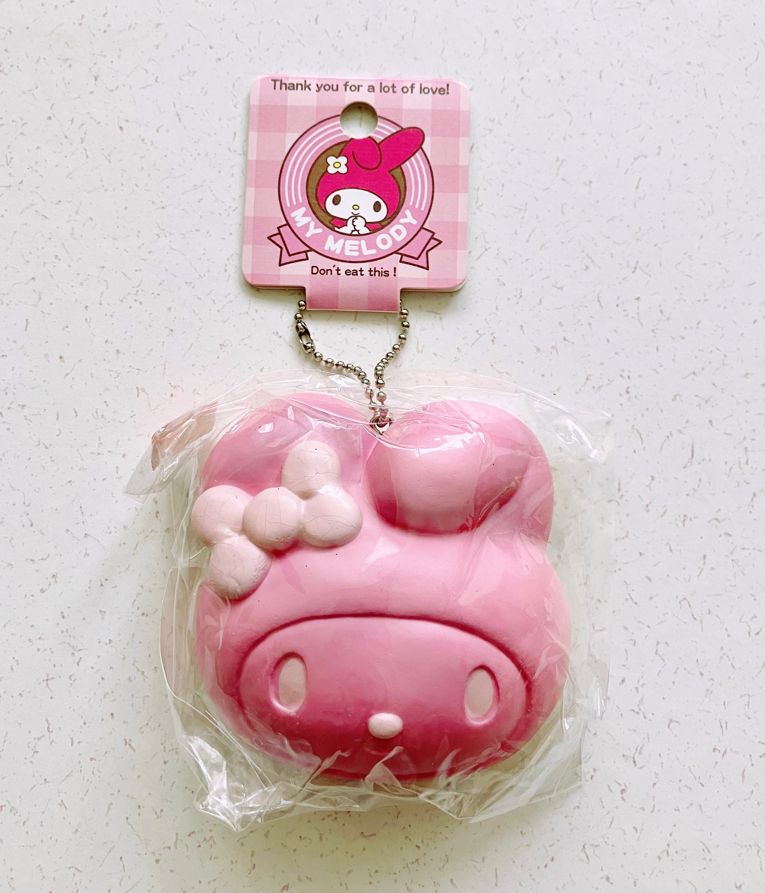 Super Rare Licensed My Melody Pink Bun Squishy | Original Packaging ...