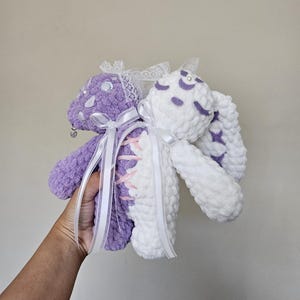 Two Headed Bunny Bear Crochet Plush | Halloween | Celestial Theme ...