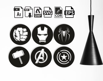 Avengers Laser Files - Etsy