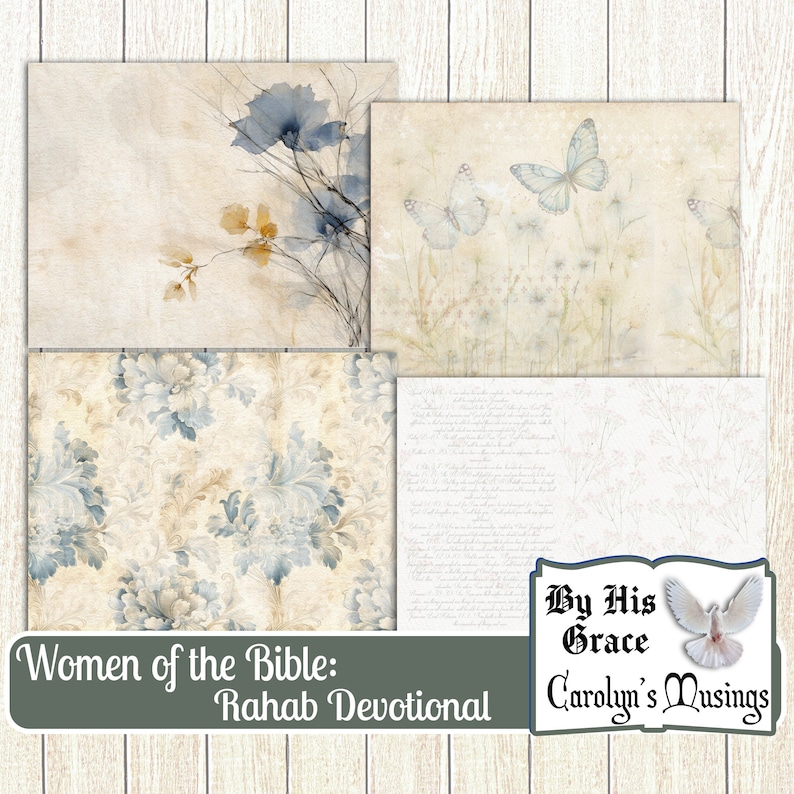 Rahab Bible Journal Kit: Women of the Bible Devotional (digital ...