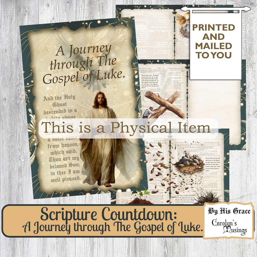 The Journey Through Luke Printed Journal Kit. Mailed to You. A Journey ... The Journey Through Luke Printed Journal Kit. Mailed to You. A Journey ...