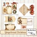 Junk Journal Vintage Gingerbread Christmas Digital Kit, Gingerbread Man ...