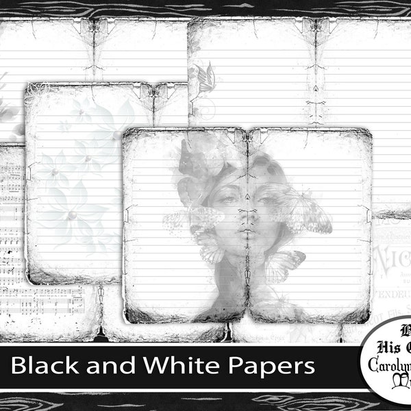 Ink Saver Black and White Pages - Etsy