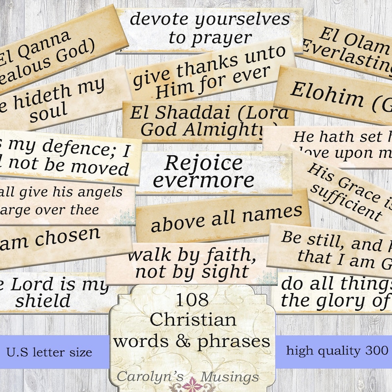Christian Word Art - Etsy