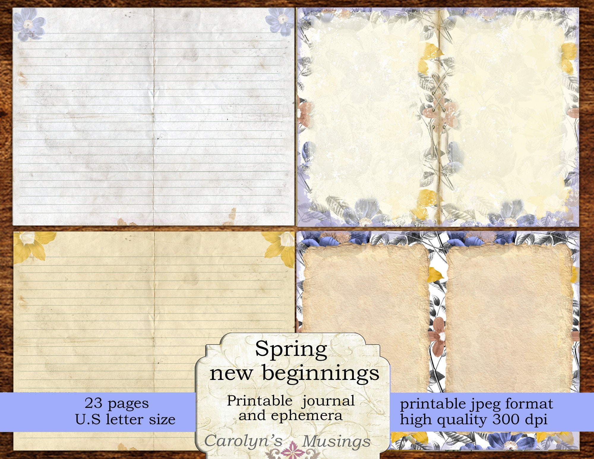Printable Prayer Journal Kit New Beginnings Spring Prayer - Etsy