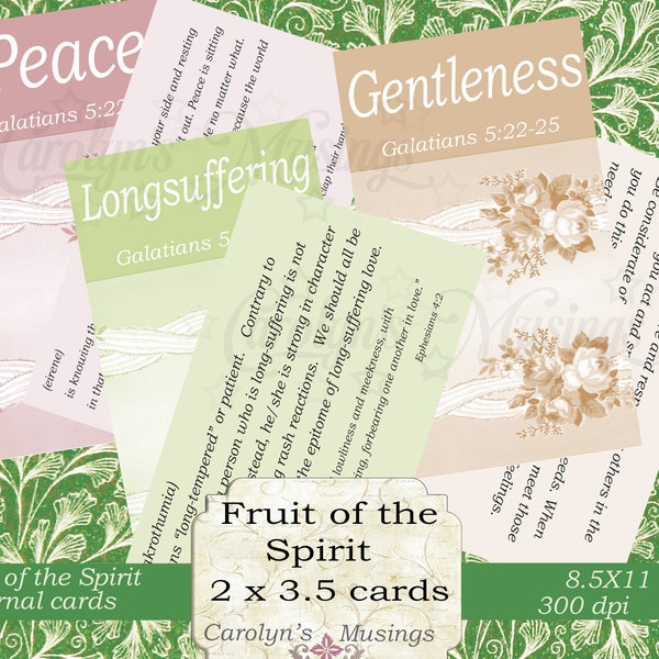 Fruit of the Spirit - Etsy
