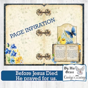 Easter Story Scripture Cards: KJV NIV Prayer Journal Kit (digital ...