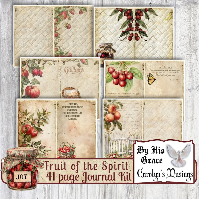 Fruit of the Spirit Devotional Journal Kit: Faith (digital Download) - Etsy