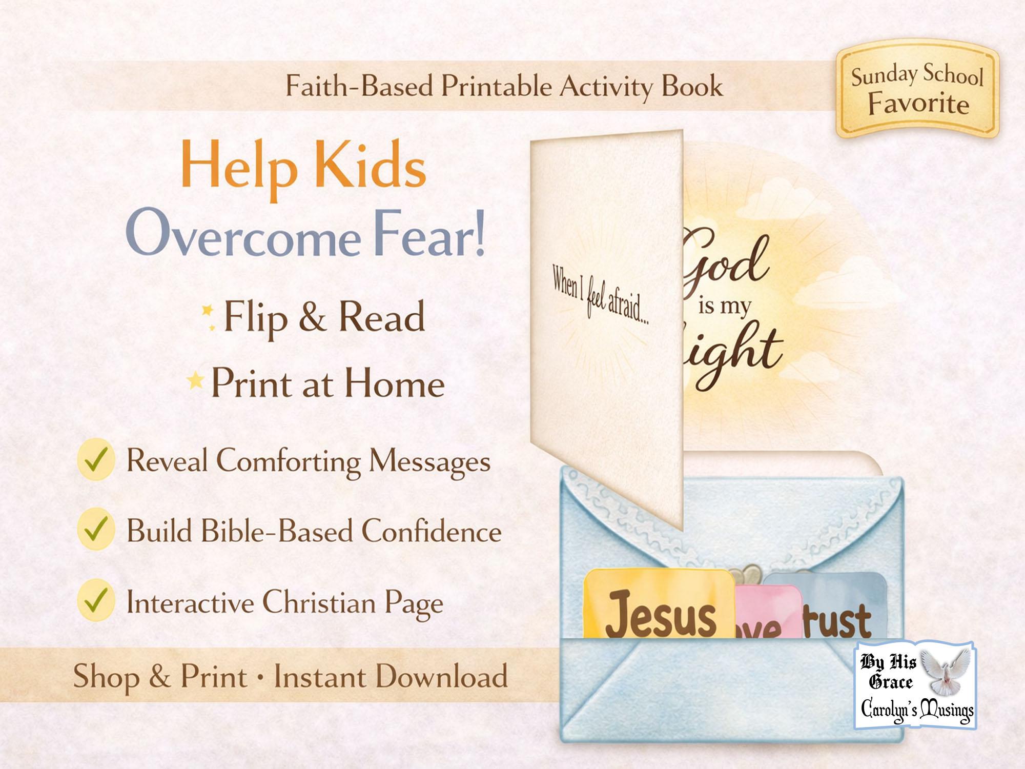 Printable Kids Bible Journal Kit Interactive Faith Activities Christian ...