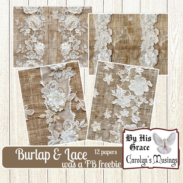 Burlap Lace - Etsy
