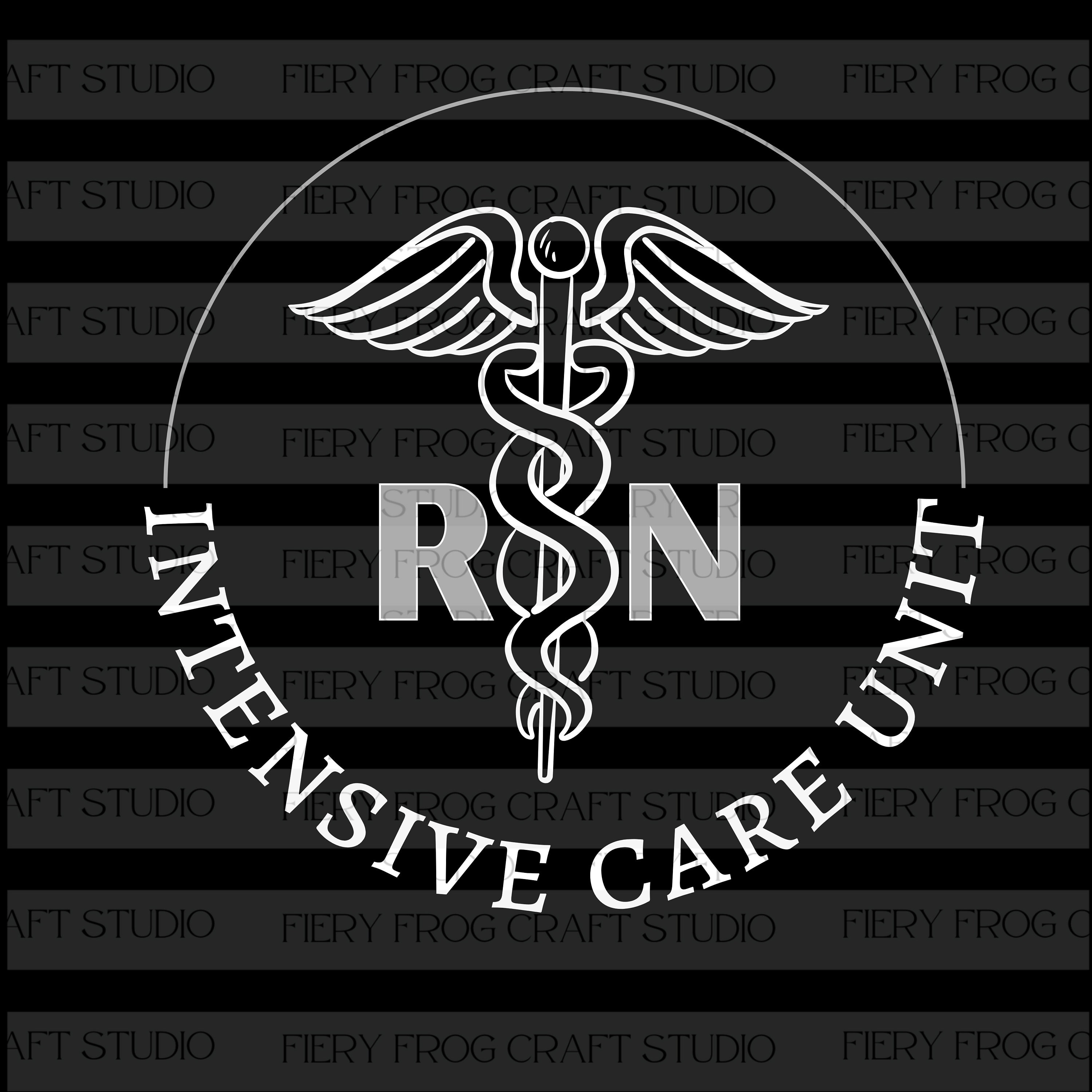 ICU Nurse PNG Intensive Care Unit RN Sublimation Print Dtf Nursing ...