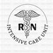 ICU Nurse PNG Intensive Care Unit RN Sublimation Print Dtf Nursing ...