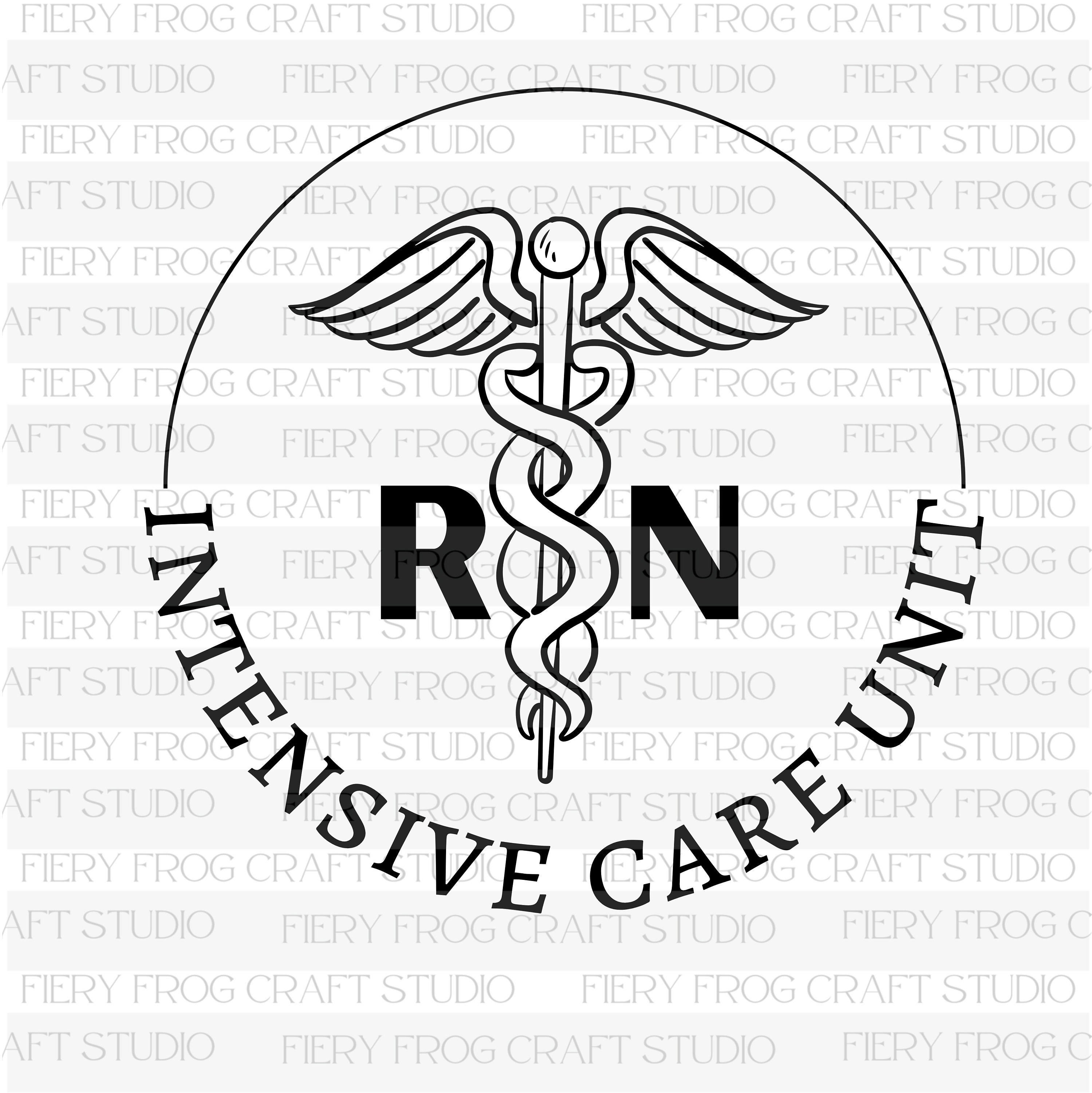 ICU Nurse PNG Intensive Care Unit RN Sublimation Print Dtf Nursing ...