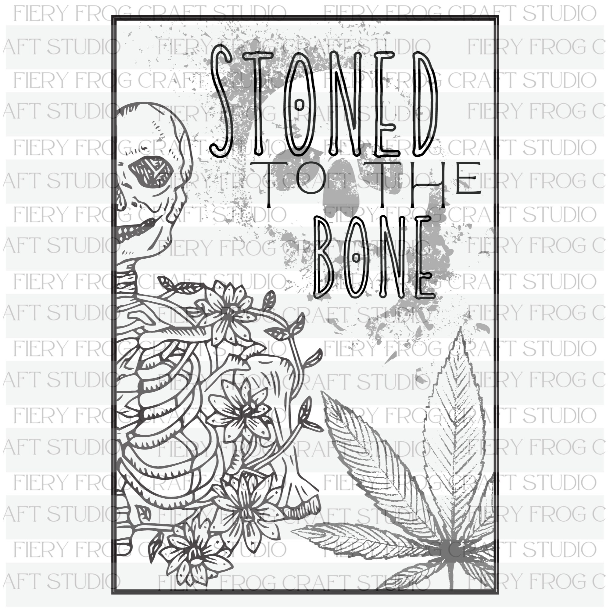 Trippy Pot Leaf Digital Coloring Book for Adult Coloring Page Gift for ...