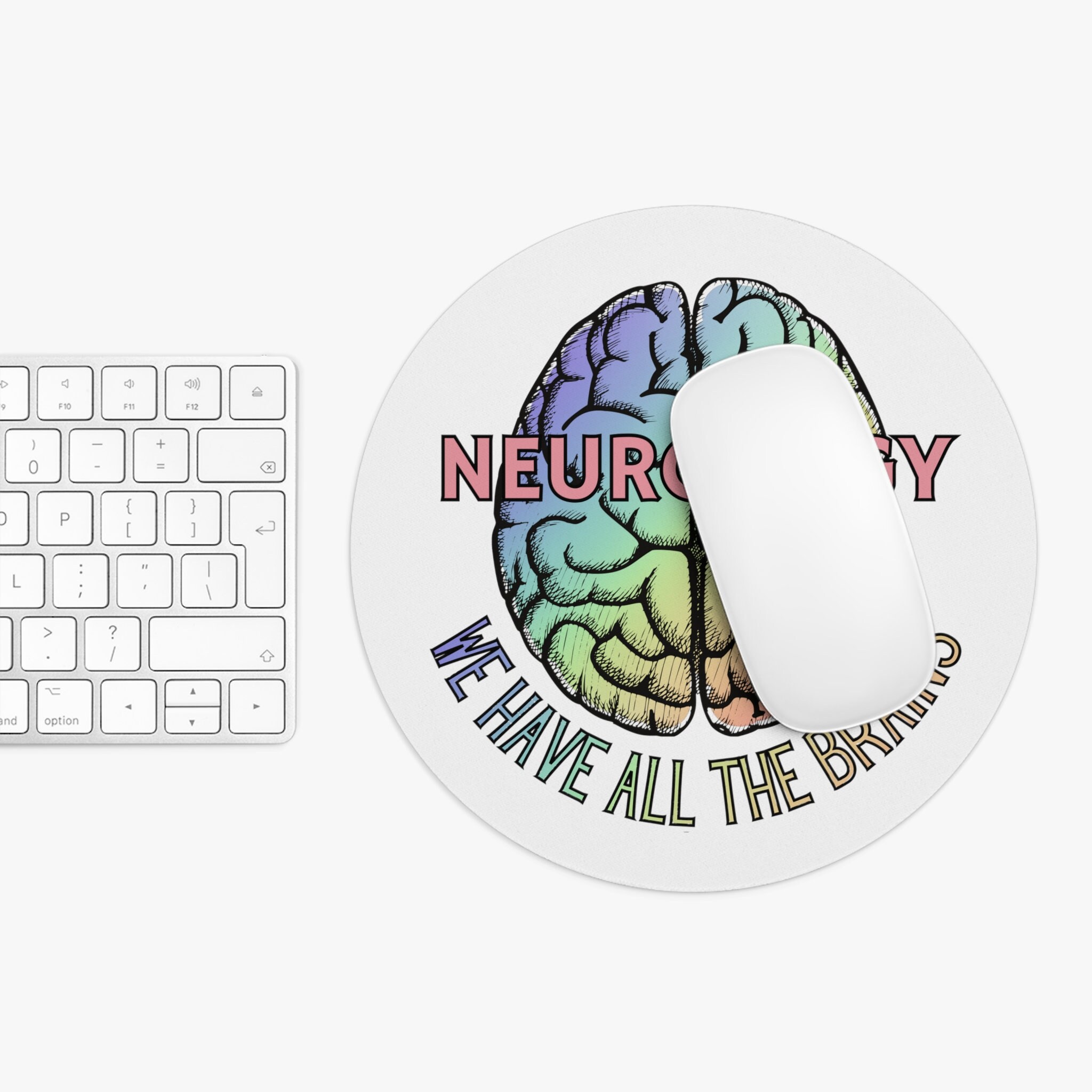Neurology Brain Digital PNG, Pastel Rainbow DTF and Sublimation Art - Etsy