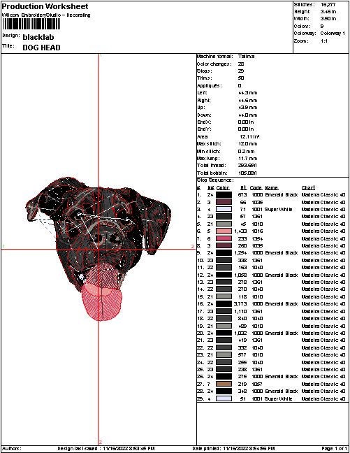 Black Lab Embroidery Design __ Instant Download __ Happy Black Lab ...