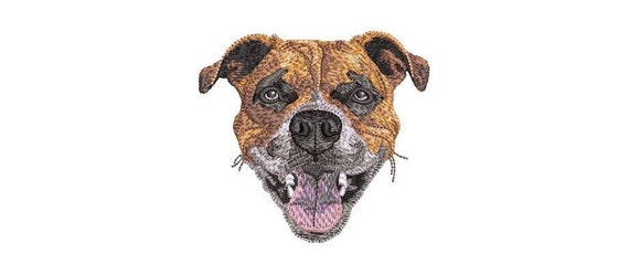 Boxer Dog Embroidery Design __ Instant Download__ Realistic | Etsy