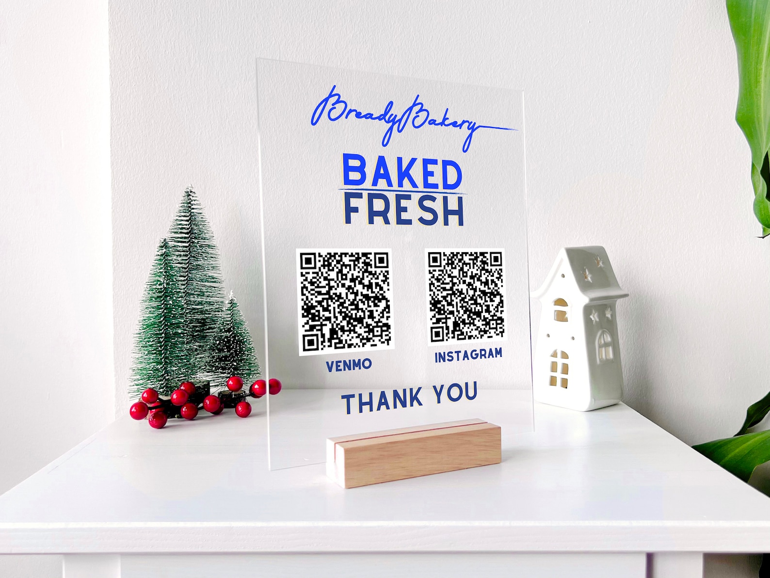 Personalized Acrylic Venmo QR Code Sign Custom QR Sign Shop - Etsy