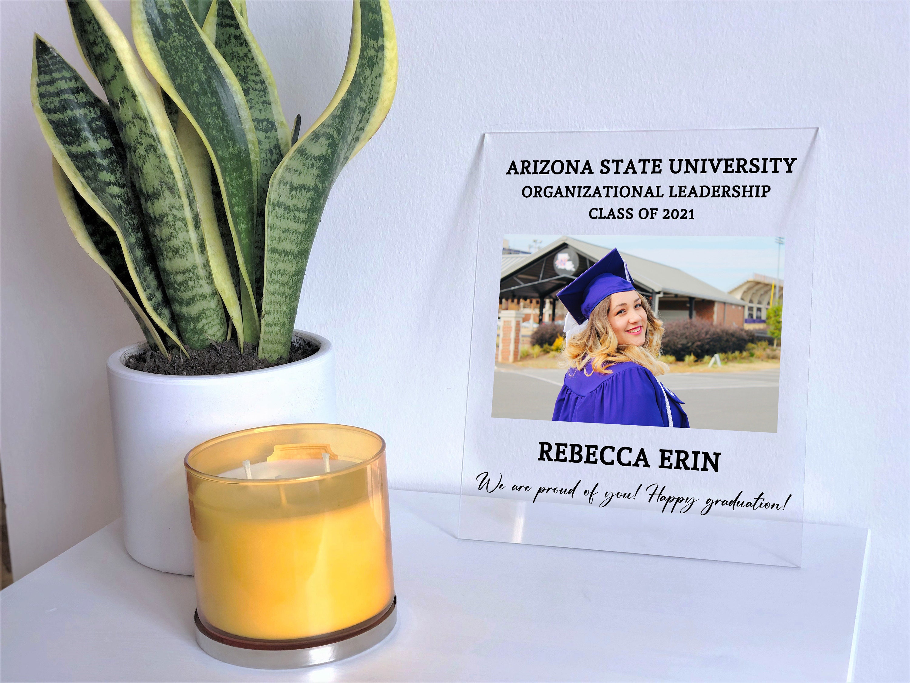 Personalized Graduation Photo Plaque Grad Gift for Her - Etsy