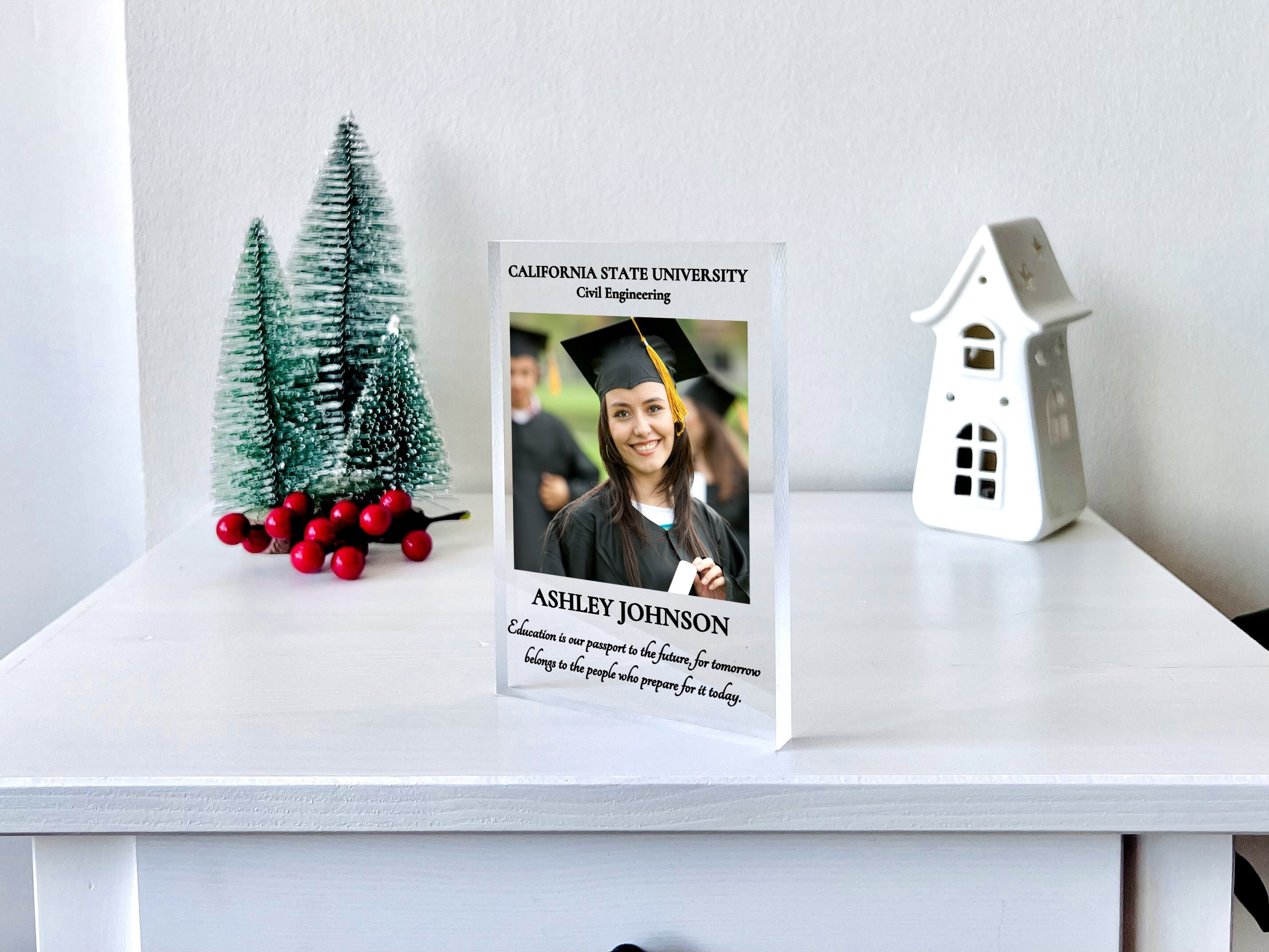 Personalized Graduation Plaque - Grad Gift for Daughter, Custom ...