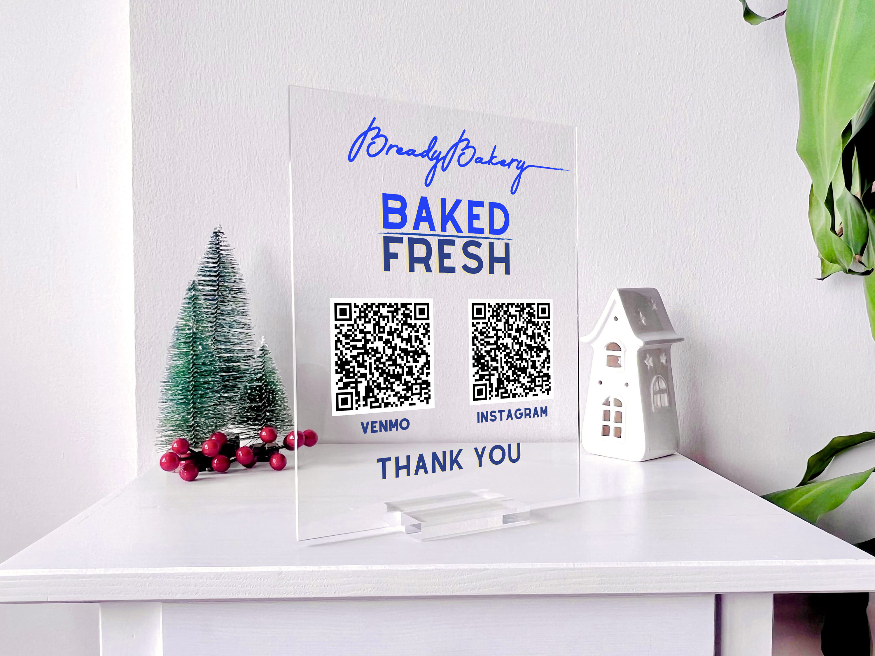 Personalized Acrylic Venmo QR Code Sign Custom QR Sign Shop - Etsy