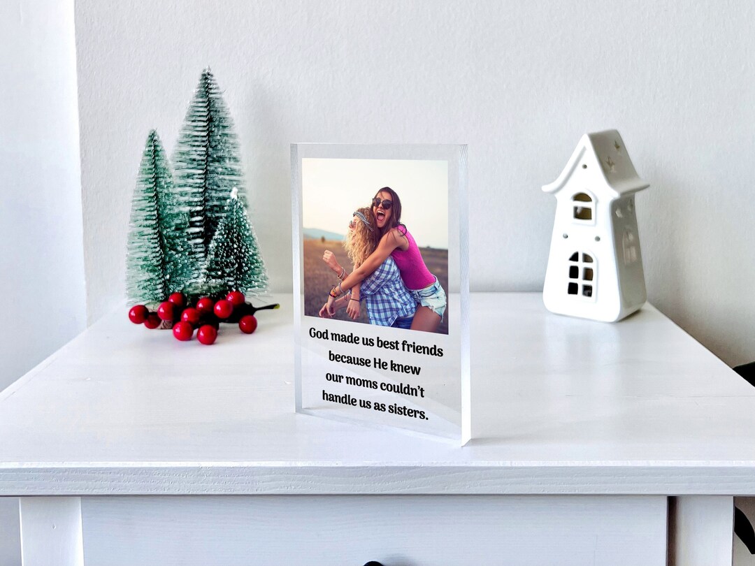 ACRYLIC PHOTO BLOCK Freestanding Photo Gift, Custom Picture Frame ...