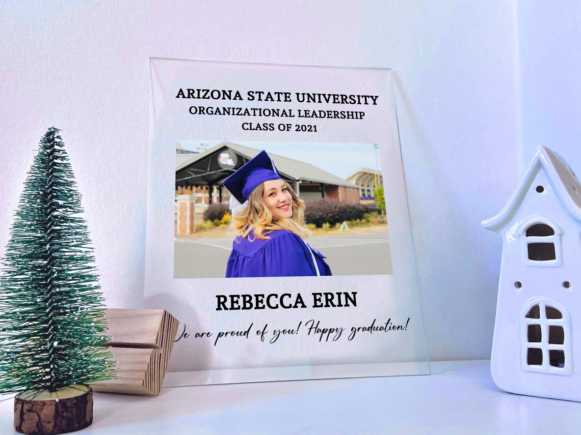 Personalized Graduation Photo Plaque Grad Gift for Her - Etsy