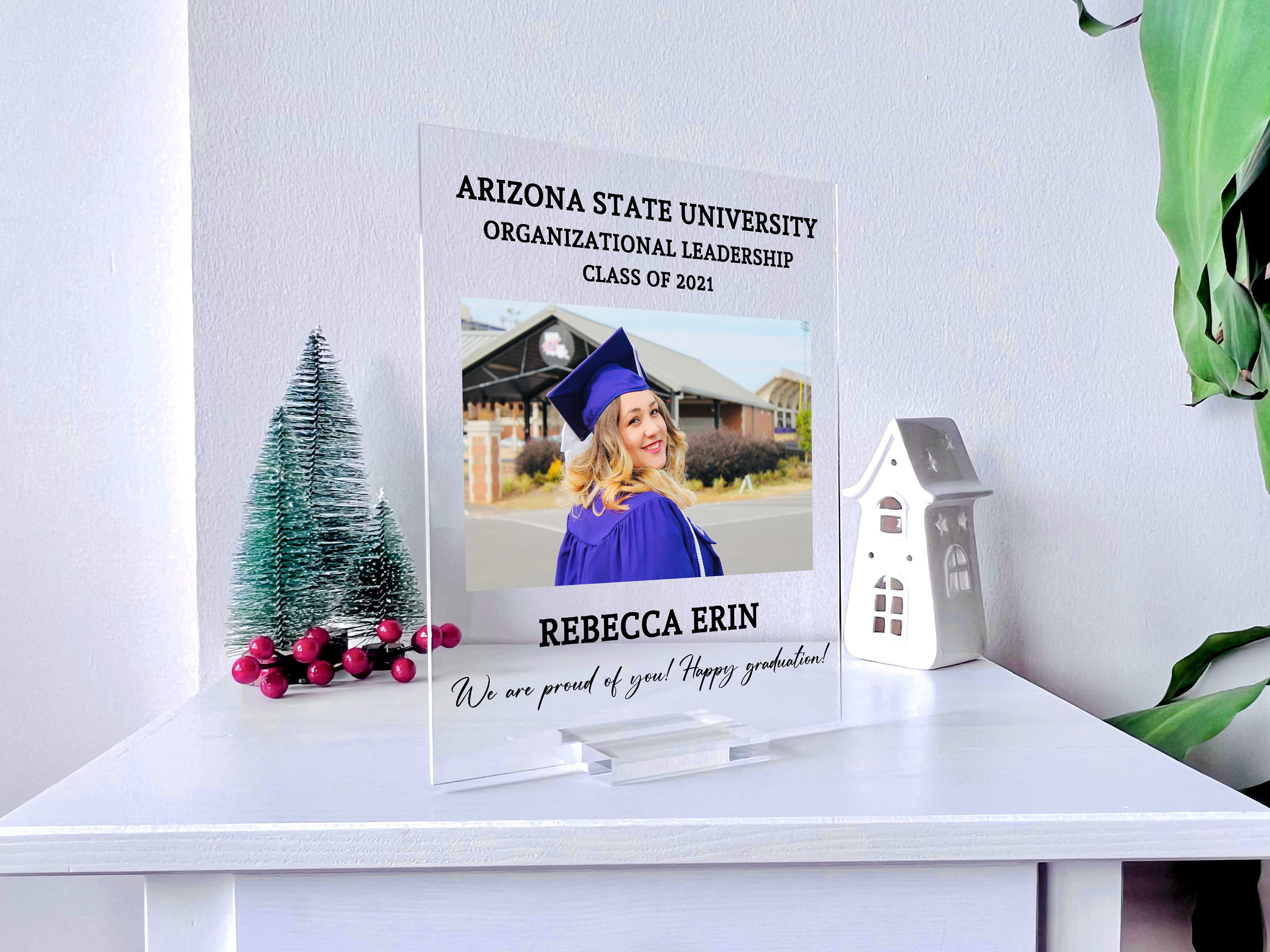 Personalized Graduation Photo Plaque Grad Gift for Her - Etsy