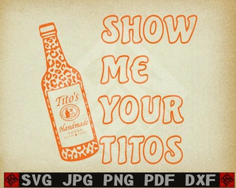 Titos Vodka Label Png - Etsy