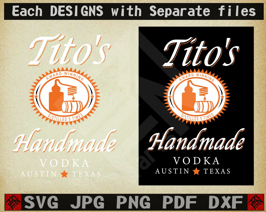 Tito's Svg Titos Vodka Svg Tito's Vodka Vector - Etsy