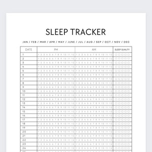 Sleep Tracker,sleep Organizer,sleep Planning,sleep Training,sleep ...