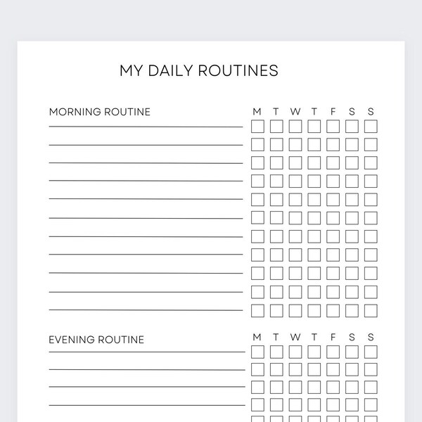 Daily Routine - Etsy