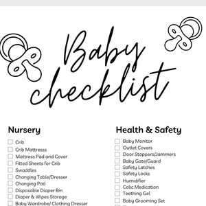 Newborn Essentials Checklist Baby Essentials Checklist Newborn Must ...