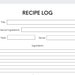 Recipe Log,recipe Template,recipe Planner,recipe Tracker,recipe ...