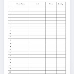 Student Record Sheet,student Register,teacher Log Sheet,classroom ...