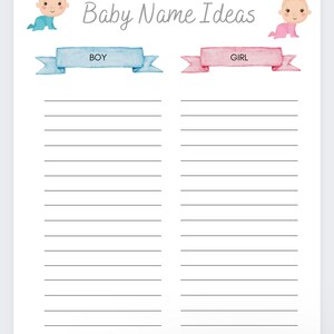 Baby Name List,baby Names,newborn Registry,new Parents,newborn Bundle ...