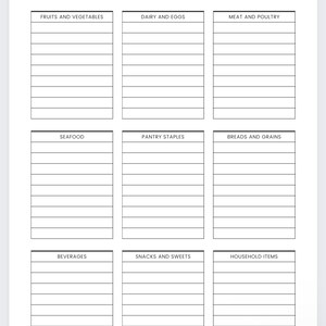 Smart Shopper Planner,shopping List Planner,grocery List,shopping ...
