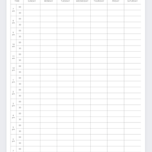 Weekly Appointment Planner,appointment Week,appointment Log,weekly ...