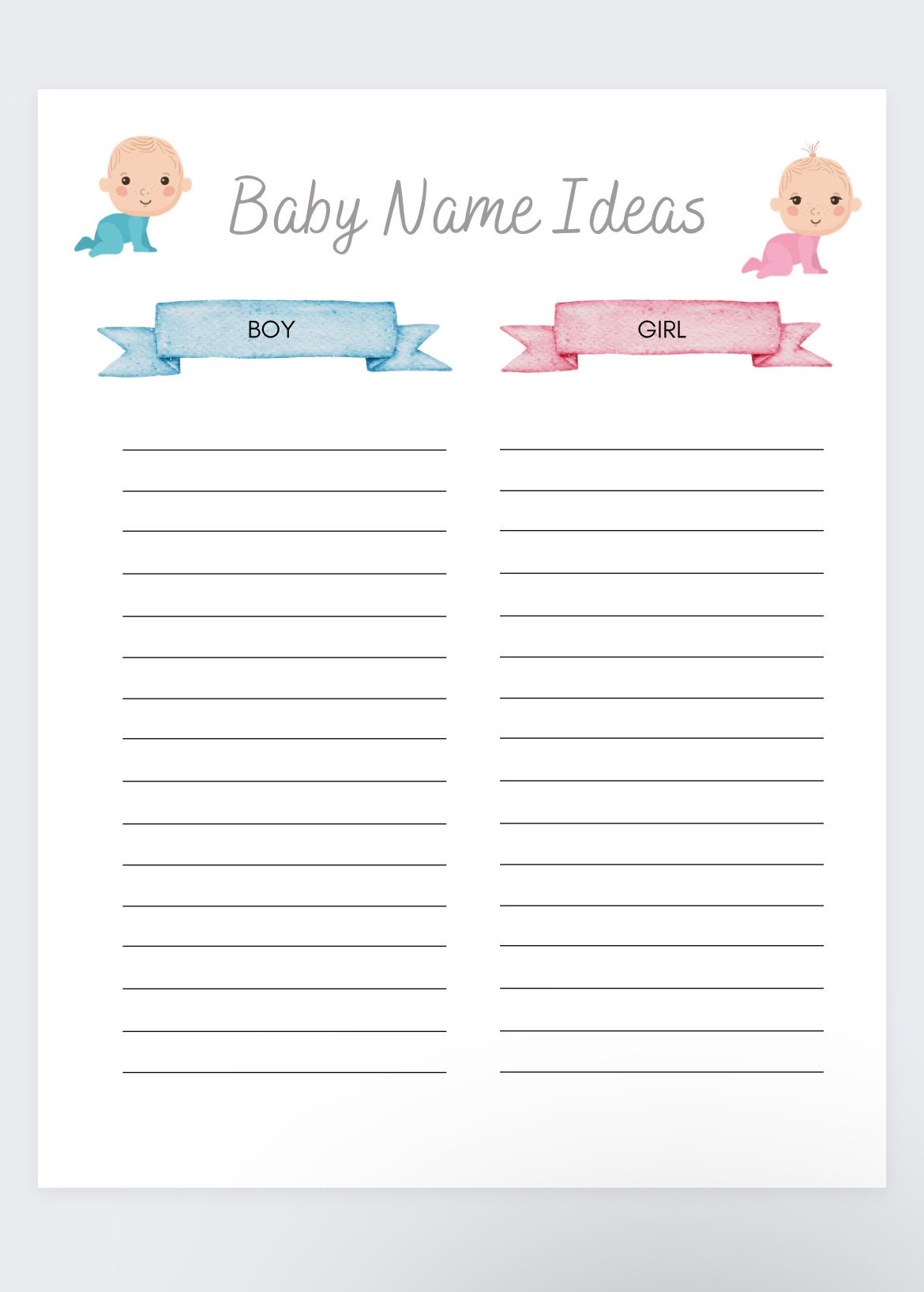 Baby Name List,baby Names,newborn Registry,new Parents,newborn Bundle ...