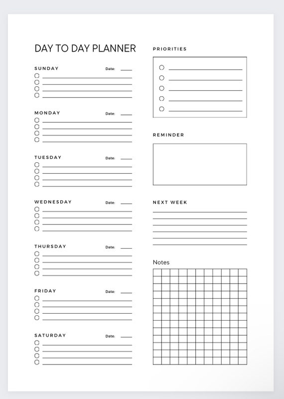 Planificador De Horario Diario