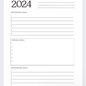 Goal Planner 2024,personal Goal Planner,dream Life Planner,goal Setting ...