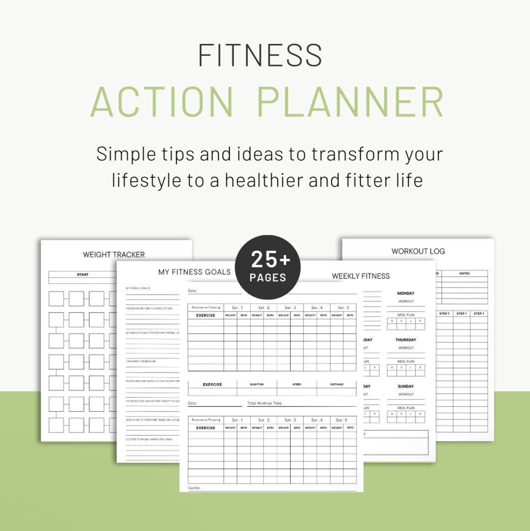 Ultimate Exercise Planner,excercise Log,excercise Tracker,workout ...