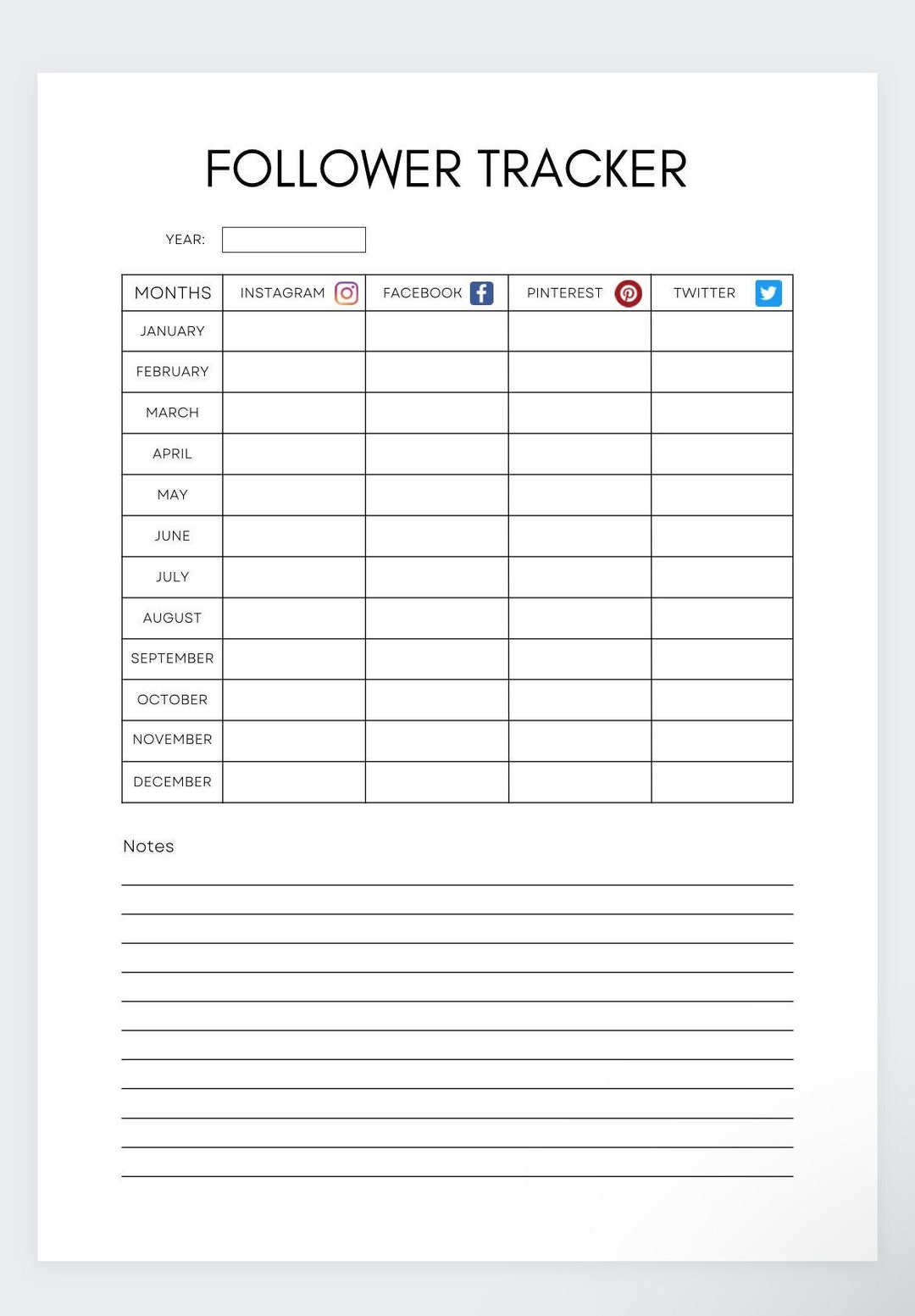 Follower Tracker,social Media Tracker,followers Count,social Media ...