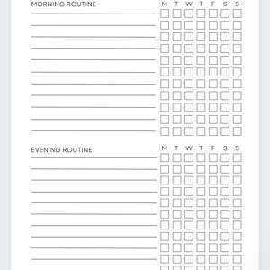 My Daily Routine,daily Planner,happy Planner,daily Checklist,agenda ...