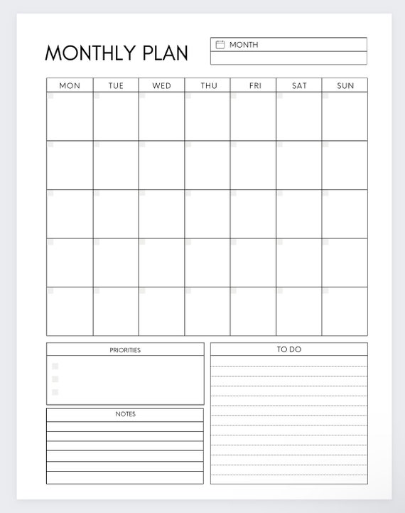 Monthly Goal Calendar Goal Setting For Success In 2022 | The Quilter's