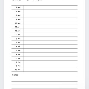 Simple Daily Planner,timeblocking,schedule Planner,daily Planner ...