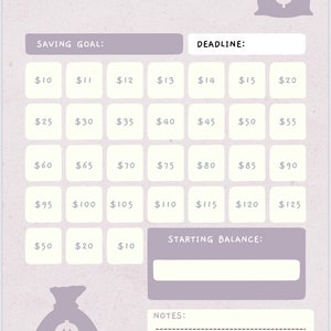 Huge Money Savings Challenge,saving Bundle,saving Fund,saving Money ...