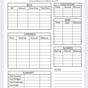 12 Month Minimalistic 2024,personal Budget,budget Binder,biweekly ...