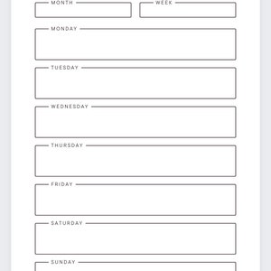 Day by Day Planner,daily Planner,day at a Glance,daily Tracker,day to ...